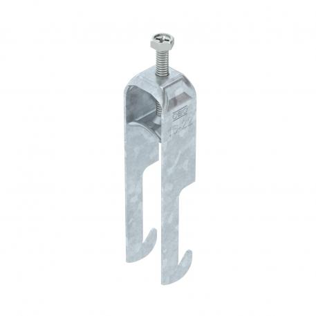 Clamp clip 2056, W-foot, double, metal pressure trough, FT 16 | 22 | 3 ...