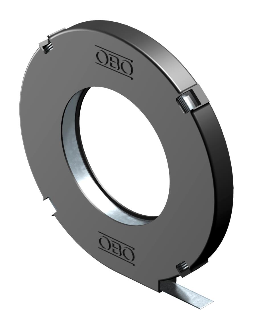 Installation strip for earthing pipe clamp | OBO